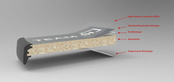 Stehtisch schwarz Quick-Table Standard - quick-table.com