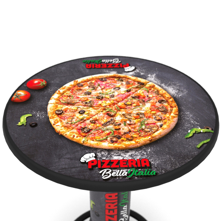 Stehtisch Quick-Table Pizzeria - quick-table.com