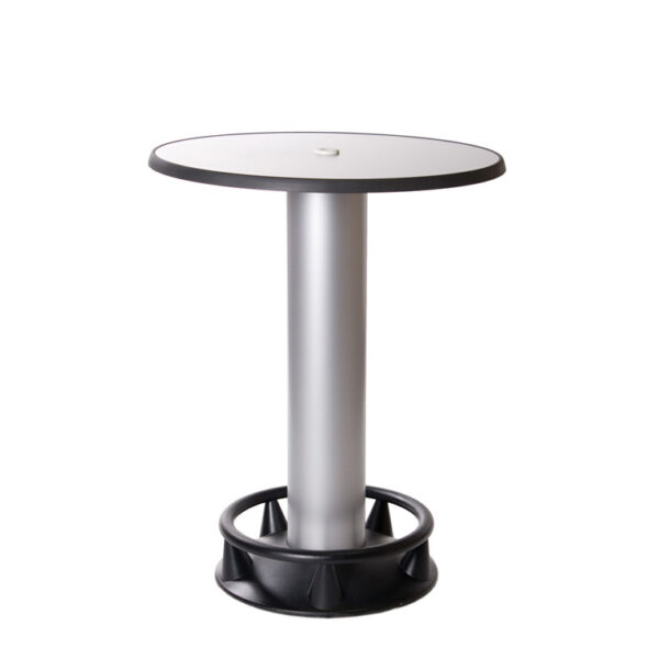 Stehtisch Quick-Table silber - quick-table.com