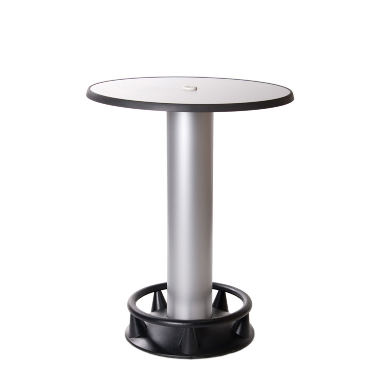 Stehtisch Quick-Table silber - quick-table.com
